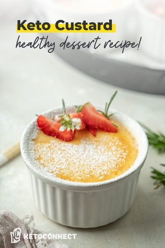 3 Ingredient KETO Custard (Very Easy) - KetoConnect