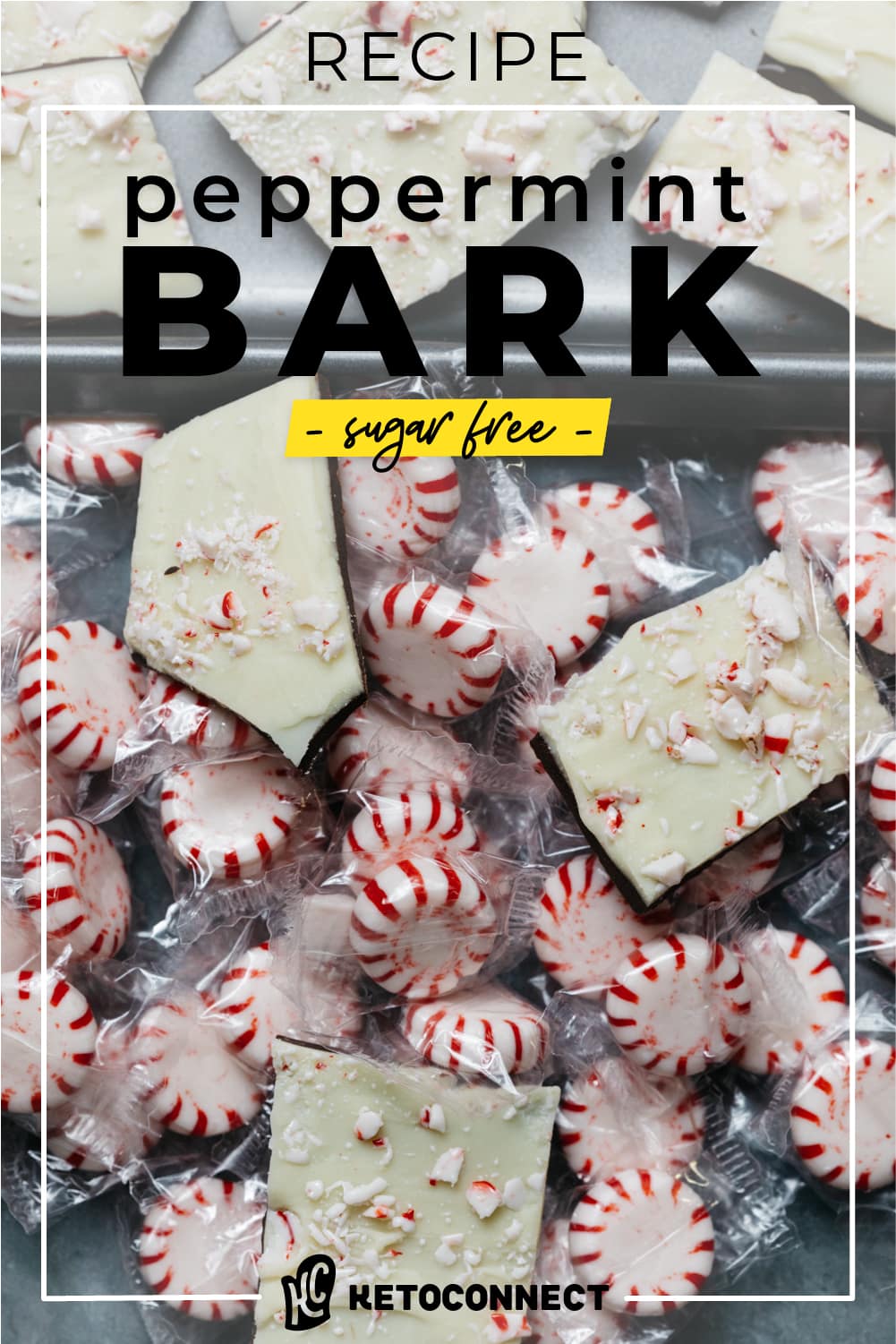 Keto Peppermint Bark [Easy & Sugar Free] - KetoConnect