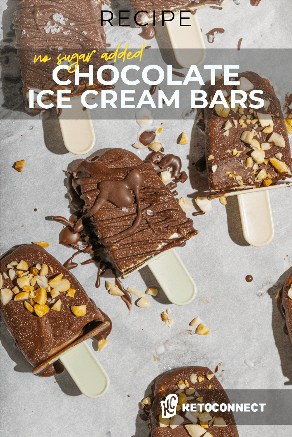 Sugar Free Keto Ice Cream Bars Recipe - KetoConnect